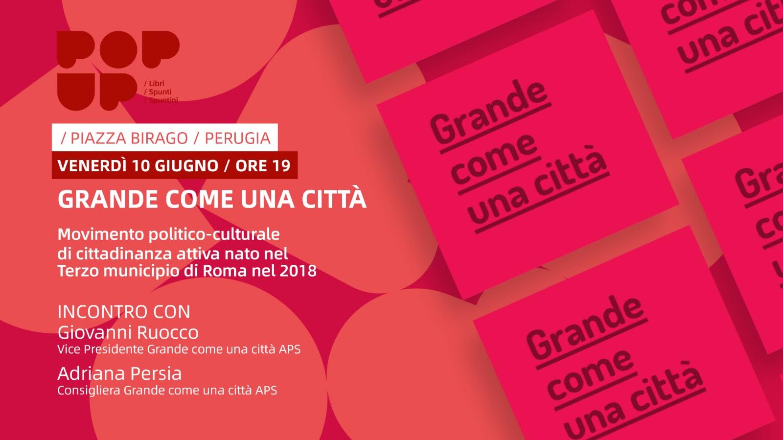 Grande come una città a Perugia @POPUP - GCC